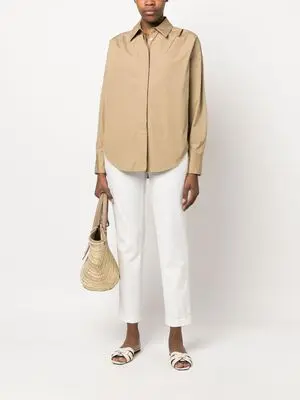 Lorena Antoniazzi Logo-charm Cropped Trousers