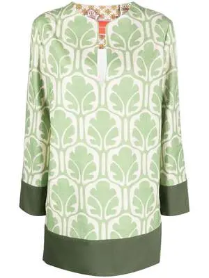 La DoubleJ Graphic Print Mini Dress