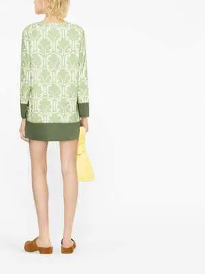 La DoubleJ Graphic Print Mini Dress