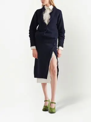 Prada V-neck Cashmere Jumper