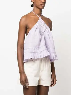 MARANT ETOILE Lisio Halterneck Top