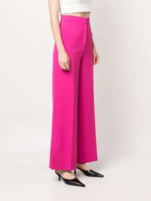 BLANCA VITA Overlapping-panel Palazzo Pants - Pink