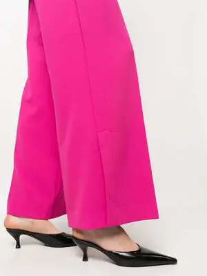 BLANCA VITA Overlapping-panel Palazzo Pants - Pink