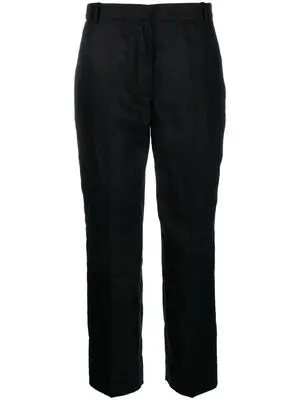Calvin Klein Linen Cropped Trousers