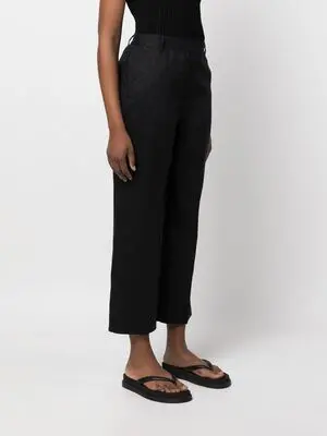 Calvin Klein Linen Cropped Trousers