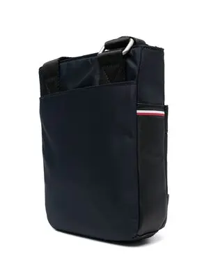 Tommy Hilfiger Logo-plaque Messenger Bag - Blue
