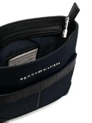 Tommy Hilfiger Logo-plaque Messenger Bag - Blue