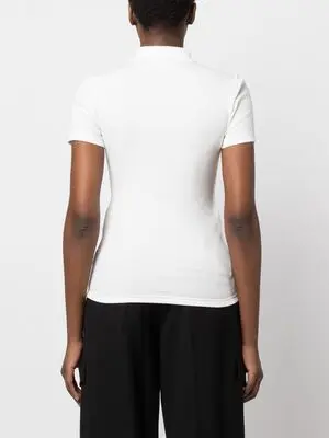 Lacoste Logo-patch Cotton Polo Shirt - White