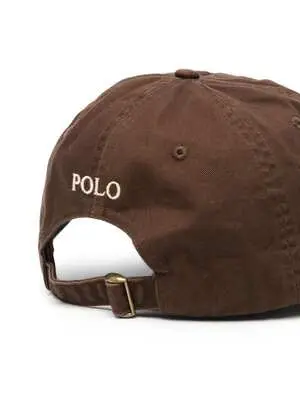 Polo Ralph Lauren Embroidered Logo Baseball Cap - Brown