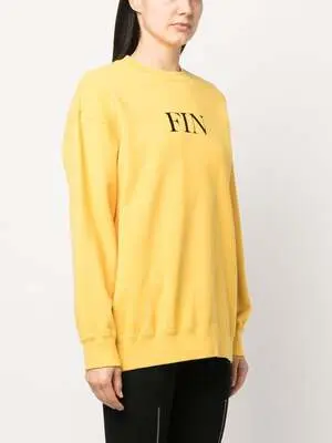 Undercover Graphic-print Cotton Sweatshirt - Yellow
