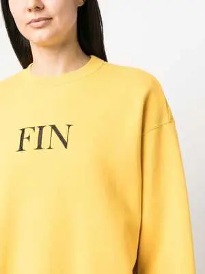 Undercover Graphic-print Cotton Sweatshirt - Yellow