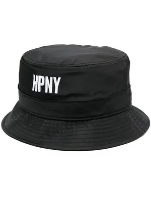 Heron Preston Logo-patch Bucket Hat - Black