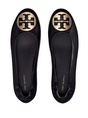 Tory Burch Claire Ballerina Shoes - Black