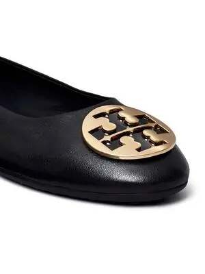 Tory Burch Claire Ballerina Shoes - Black