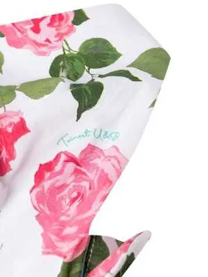 TWINSET Floral Bikini Top