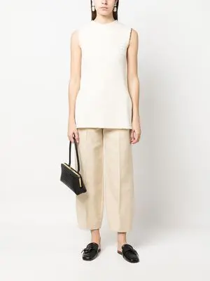 JIL SANDER Sleeveless Sweatshirt - White