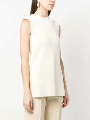 JIL SANDER Sleeveless Sweatshirt - White