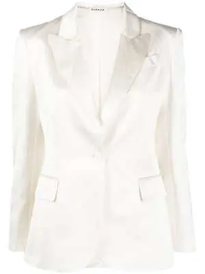 P.a.r.o.s.h Single-breasted Blazer - White