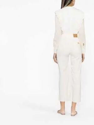Elisabetta Franchi High-waisted Cropped Jeans