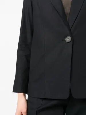 Vince Single-breasted Blazer - Blue