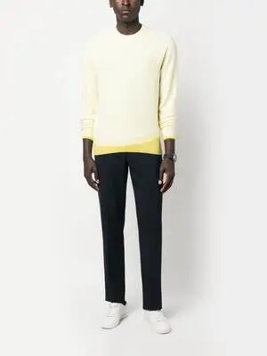 Zegna Ribbed-knit Crew Neck Sweatshirt