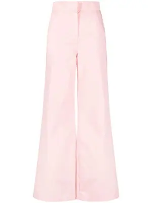 Palm Angels Reverse Waistband Flared Trousers