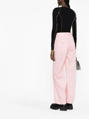 Palm Angels Reverse Waistband Flared Trousers