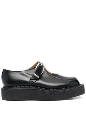 Comme Des Garçons Cut-out Monk Strap Flatform Shoes