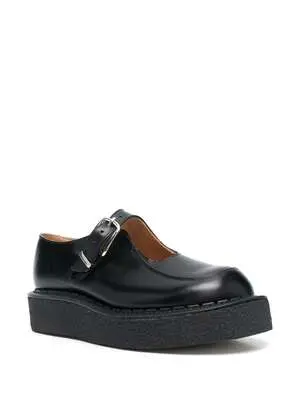 Comme Des Garçons Cut-out Monk Strap Flatform Shoes