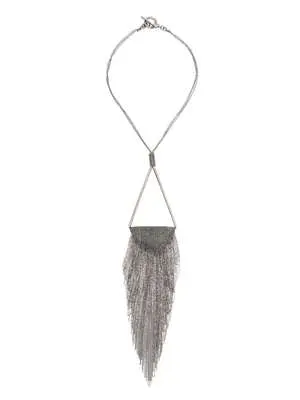 FABIANA FILIPPI Fabiana Filippi Metallic Fringed Necklace