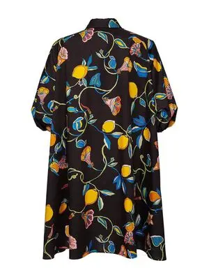 La DoubleJ Lemon Print Short Dress