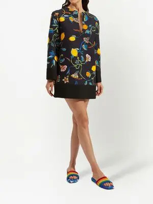 La DoubleJ Floral-print Shift Dress