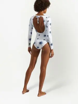 La DoubleJ Lakshmi Star-print Surf Suit - White