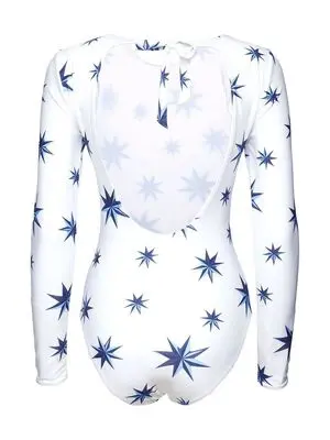 La DoubleJ Lakshmi Star-print Surf Suit - White