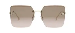 Fendi Fendi FENDI FIRST  FE4082US 30F Oversized Square Sunglasses - Brown