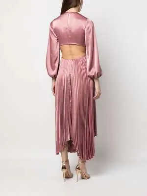 V:PM ATELIER Cut-out Back Dress - Pink