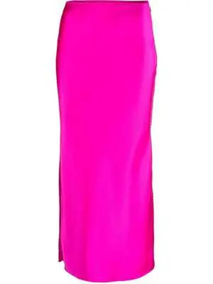 V:PM ATELIER Satin-style Maxi Skirt - Pink