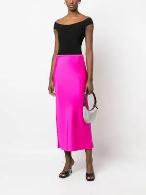 V:PM ATELIER Satin-style Maxi Skirt