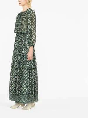 Isabel Marant Étoile Geometric-print Midi Dress