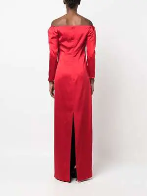 V:PM ATELIER Off-shoulder Long-sleeved Gown