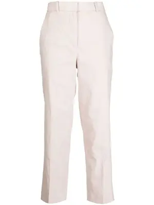 JOSEPH High-waisted Cropped Trousers - Pink