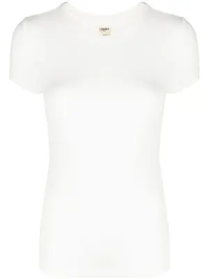 L'Agence Round-neck Short-sleeved Top