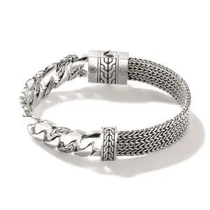 John Hardy Rata Curb Chain Bracelet - Sterling Silver