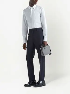 Prada Cotton Tailored Trousers