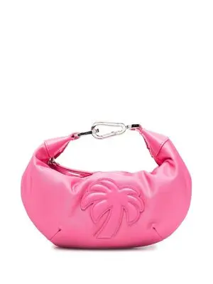 Palm Angels Big Palm Logo-embossed Clutch - Pink