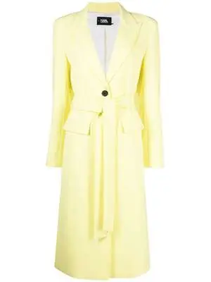 Karl Lagerfeld Tailored Belted Coat