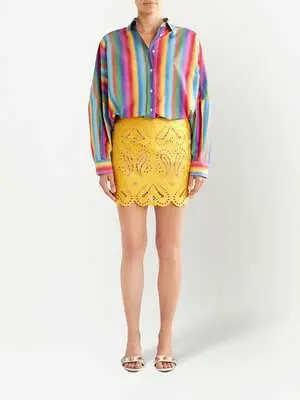 Etro Embroidered Mini Skirt