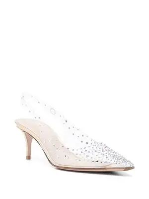LE SILLA Nicole Crystal-embellished Slingback 60mm Pumps