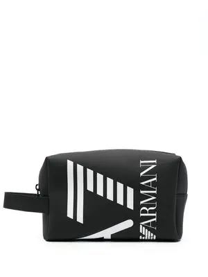 EA7 Logo-print Wash Bag