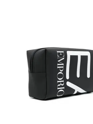 EA7 Logo-print Wash Bag